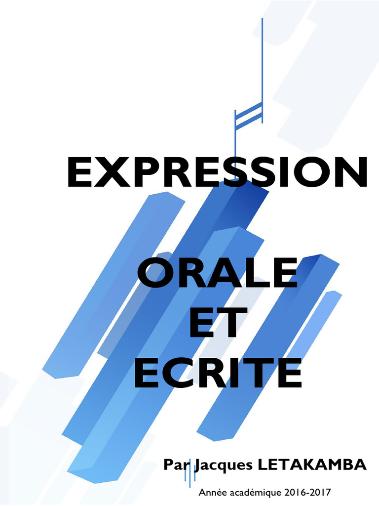 EXPRESSION ORALE ET ECRITE 3ème | PDF | Phonologie | la communication