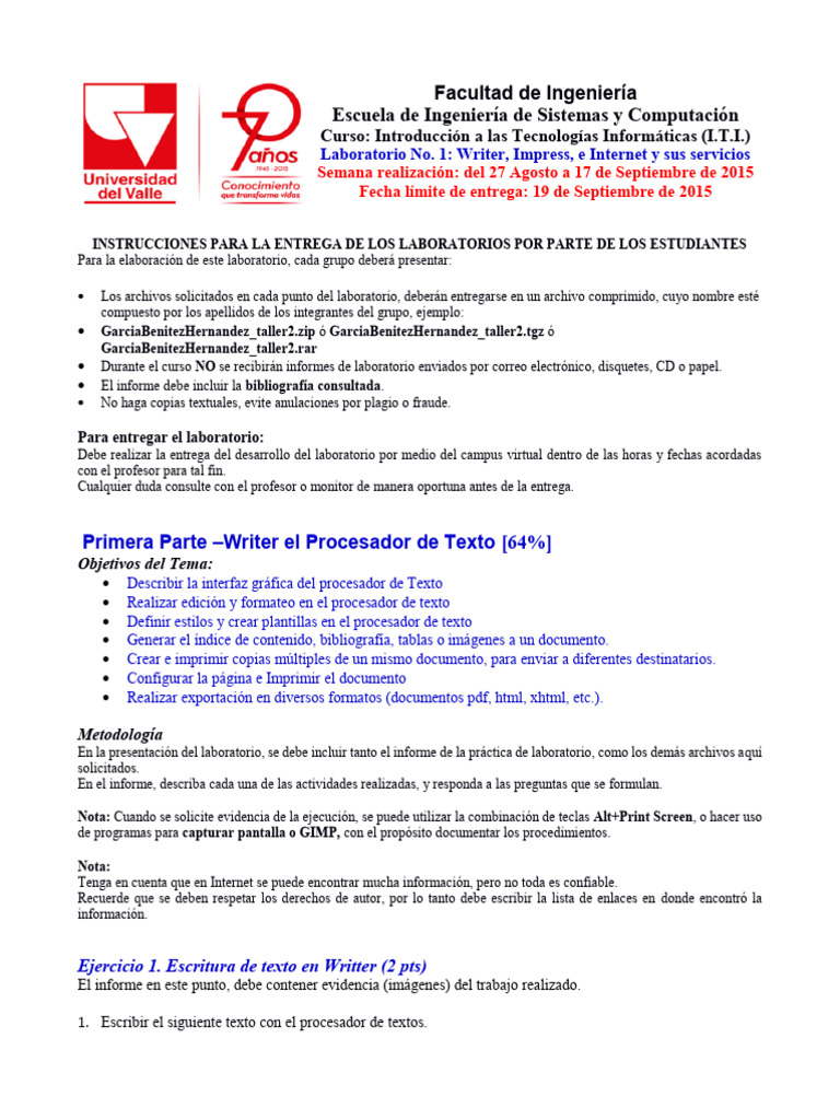 Lab1 ITI II2015 | PDF | Android (sistema operativo) | Curso abierto masivo en linea