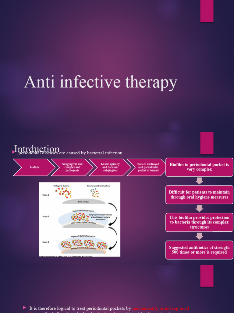 Anti-Infective Therapy for Periodontal Disease | PDF | Periodontology ...