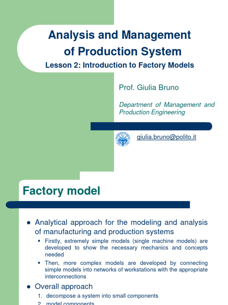 02_Introduction_Factory_Models_with_solutions_NEW | PDF | System ...