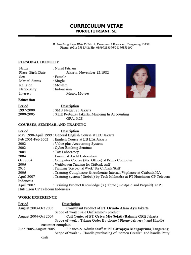 Curiculum Vitae | PDF | Computing