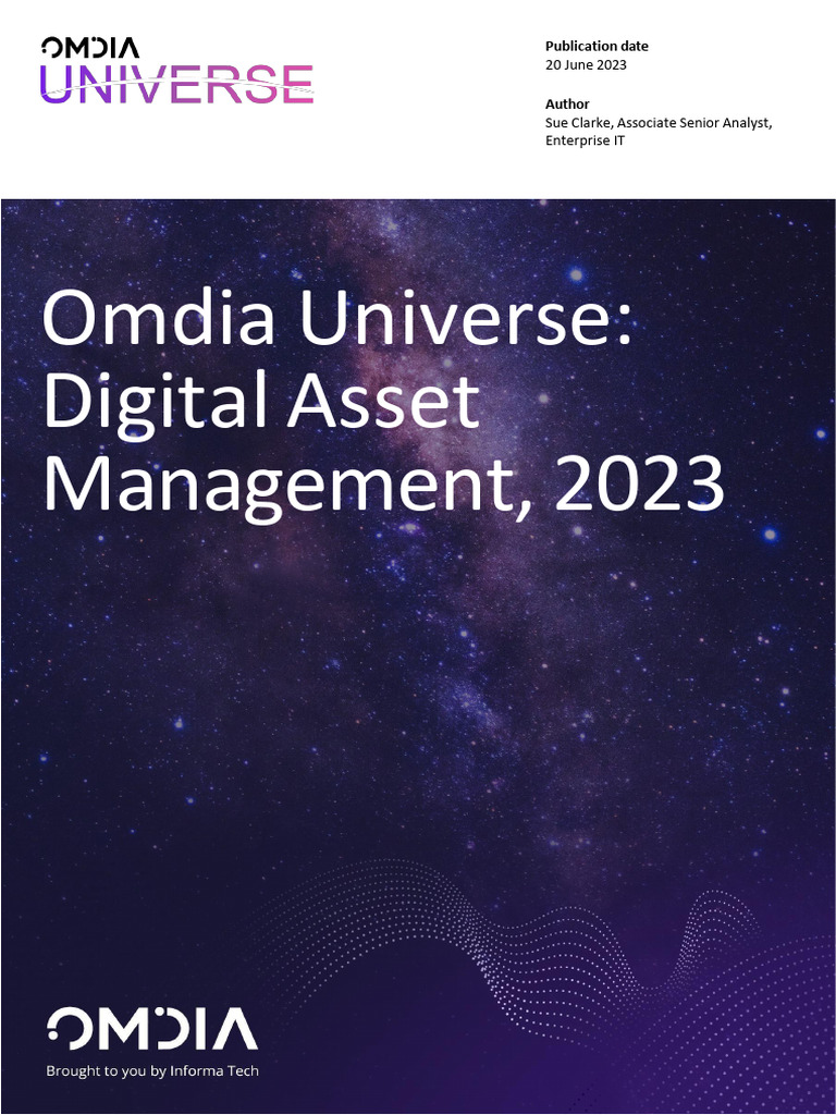 Opentext Omdia Digital Asset Management 2023 en | PDF | Metadata ...