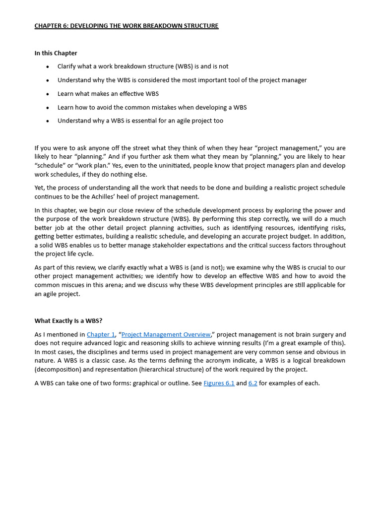 Project Management - Chapter 6 | PDF | Project Management | Business