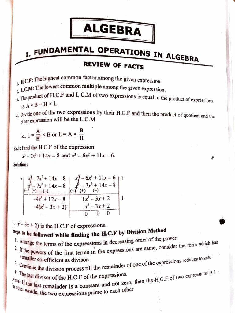 Fundamental Operations On Algebra | Download Free PDF | Mathematics ... Fundamental Operations On Algebra | Download Free PDF | Mathematics ...