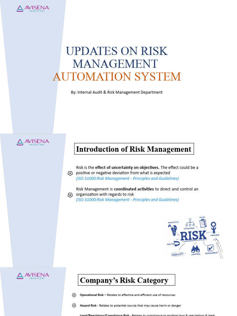 Risk Management System Updates | PDF | Risk | Regulatory Compliance