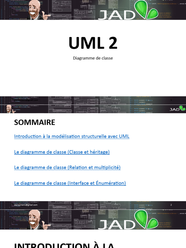UML 2 - Partie 2 | PDF | Classe (informatique) | Langage de Modélisation Unifié
