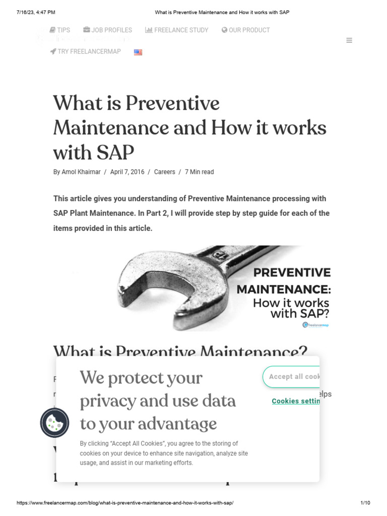 What Is Preventive Maintenance and How It Works With SAP | PDF | Http ...