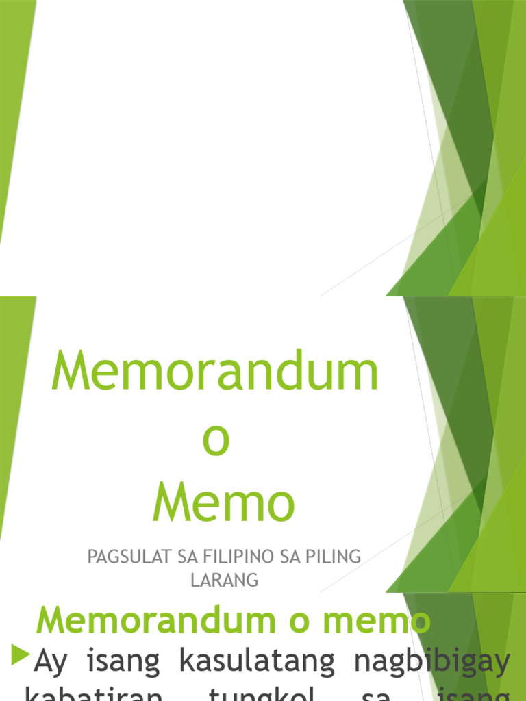Memorandum o Memo NEW | PDF