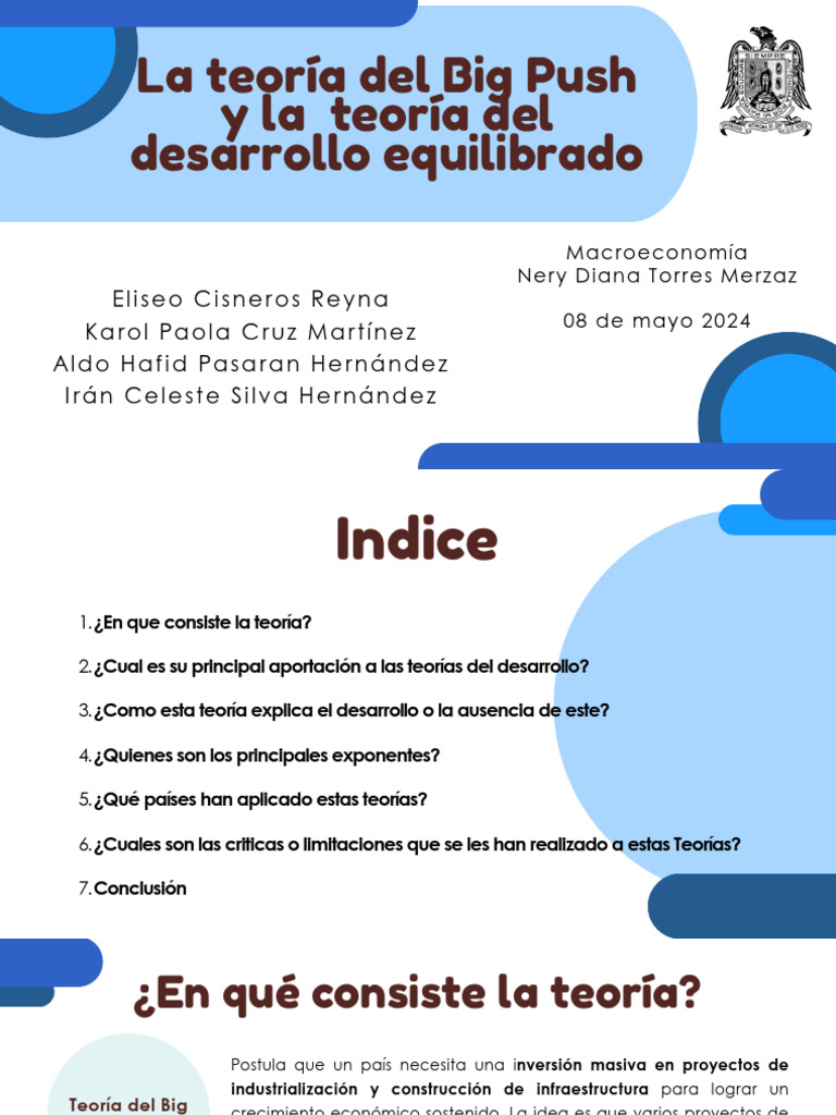 Teoría Del Big Push y Del Desarrollo | PDF | Ciencias económicas ...
