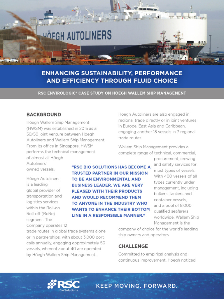 Hoegh Case Study Pdf Ships