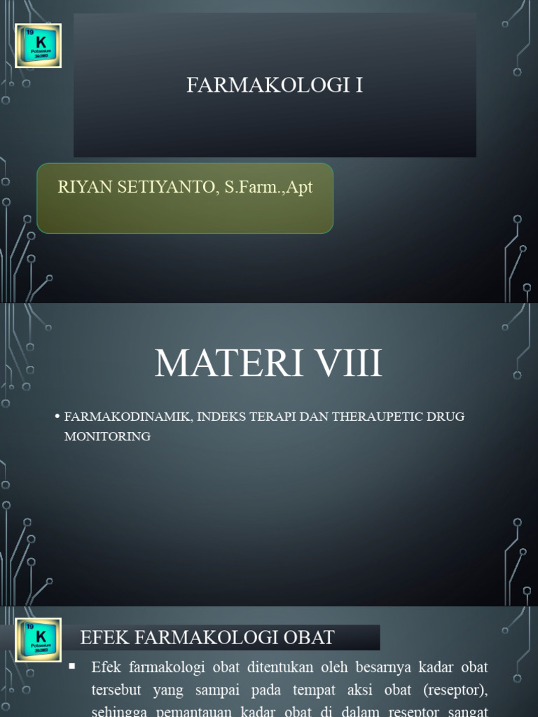 Farmakologi VIII | PDF