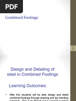 Trapezoidal Combined Footing Design Guide | PDF | Rectangle | Column