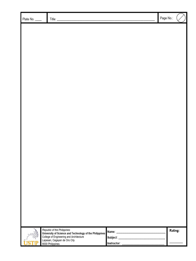 Plate Template | PDF | Career & Growth