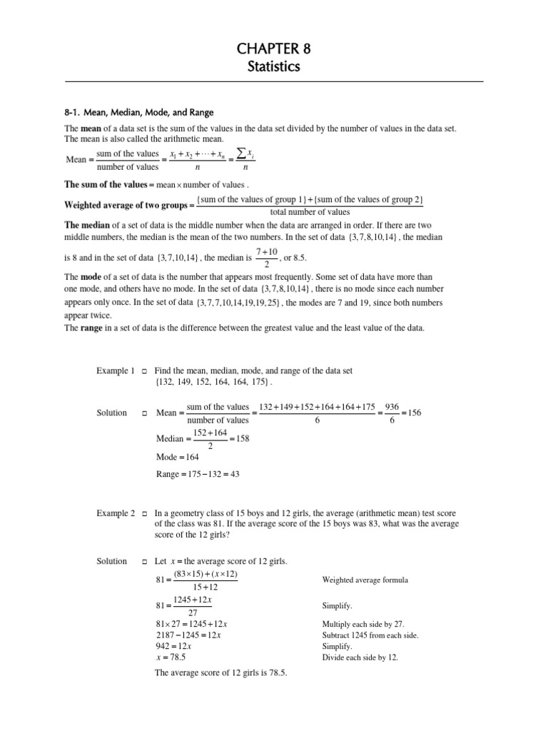Statistics Questions | PDF | Mean | Skewness