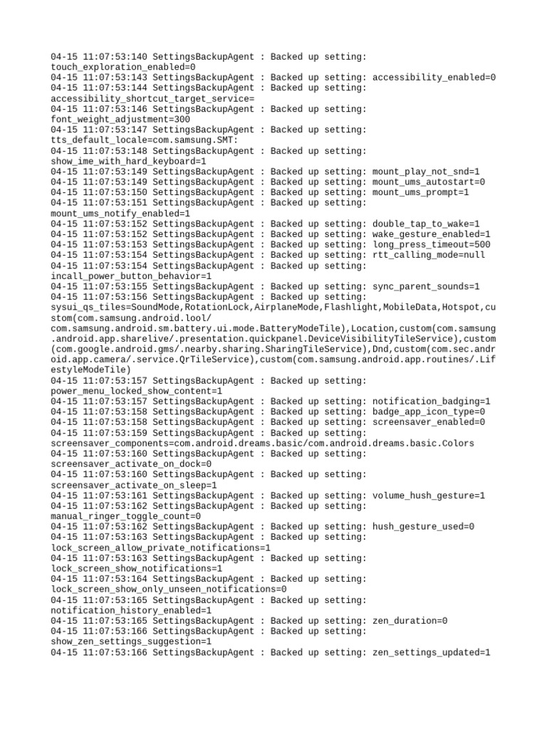 Settings Provider Pdf Java Programming Language Operating System Families