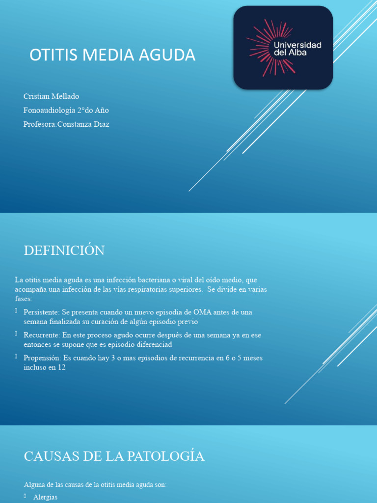 Otitis Media Aguda | PDF