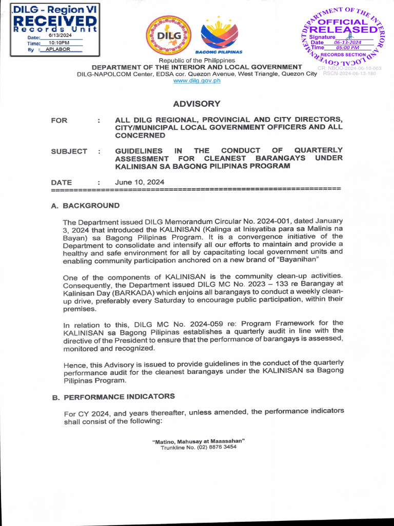 6.11.2024 Advisory Guidelines For Assessment and Recognition of ...