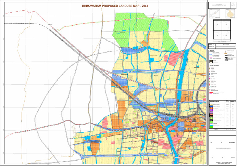 Grid-1 Bhimavaram Master Plan Map | PDF