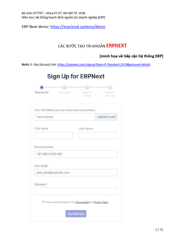 ERPOnline ERPNext | PDF