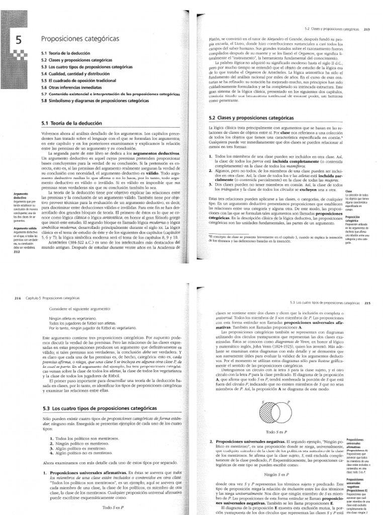 Copi, I.M., Cohen, C. (2013) - Introducción A La Lógica. Parte 2 | PDF