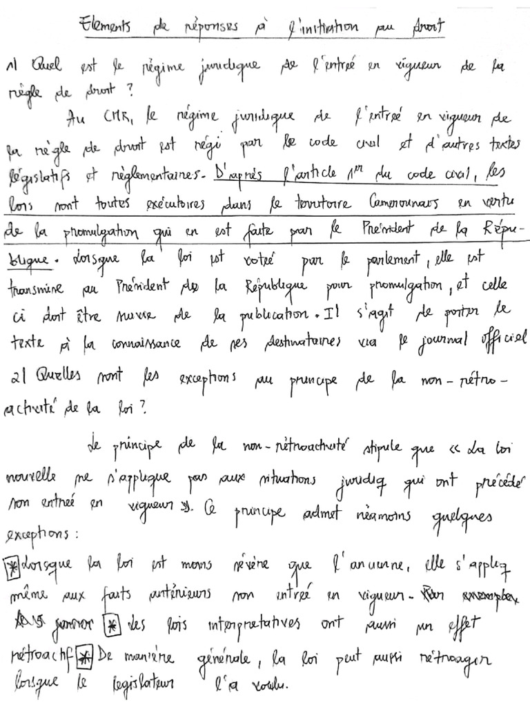 Proposition Corrigé de Droit | PDF