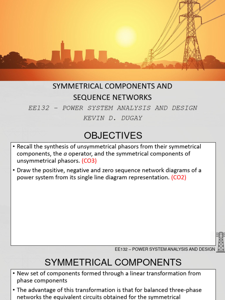 Symmetrical Components in Power Systems | PDF | Electrical Engineering ...
