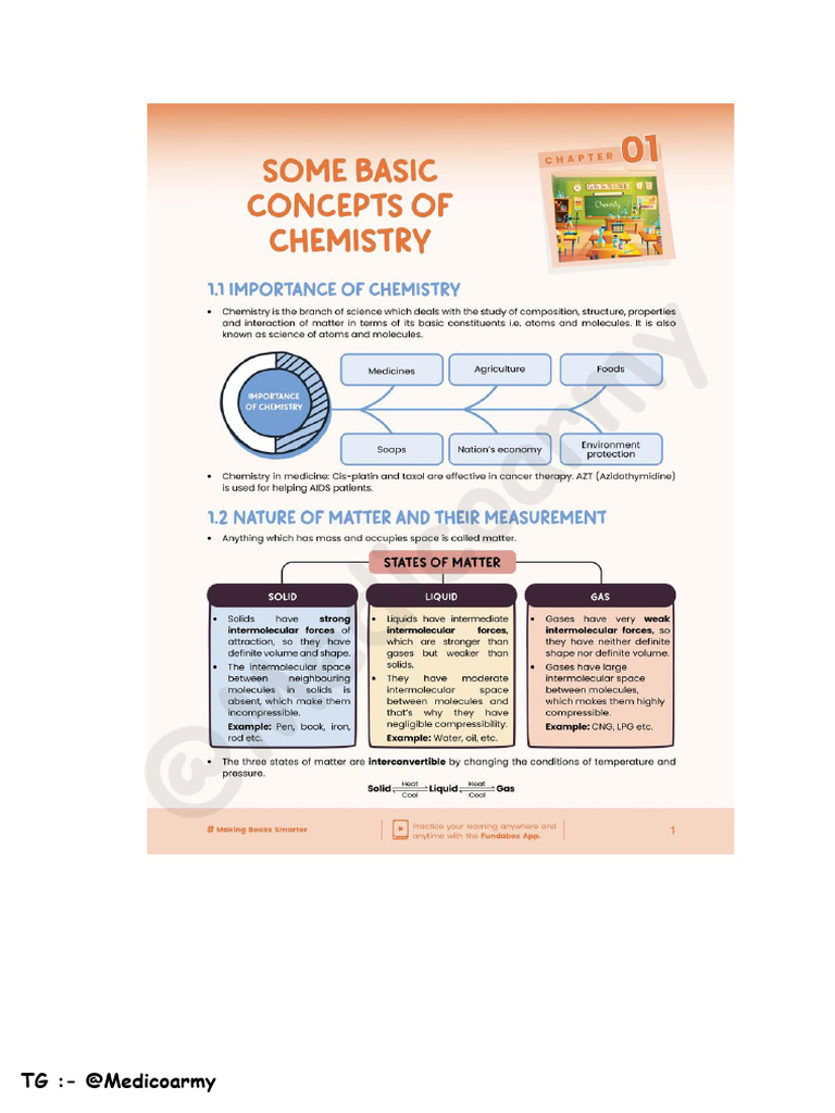 Chemistry notes | PDF | Chemistry | Physical Sciences