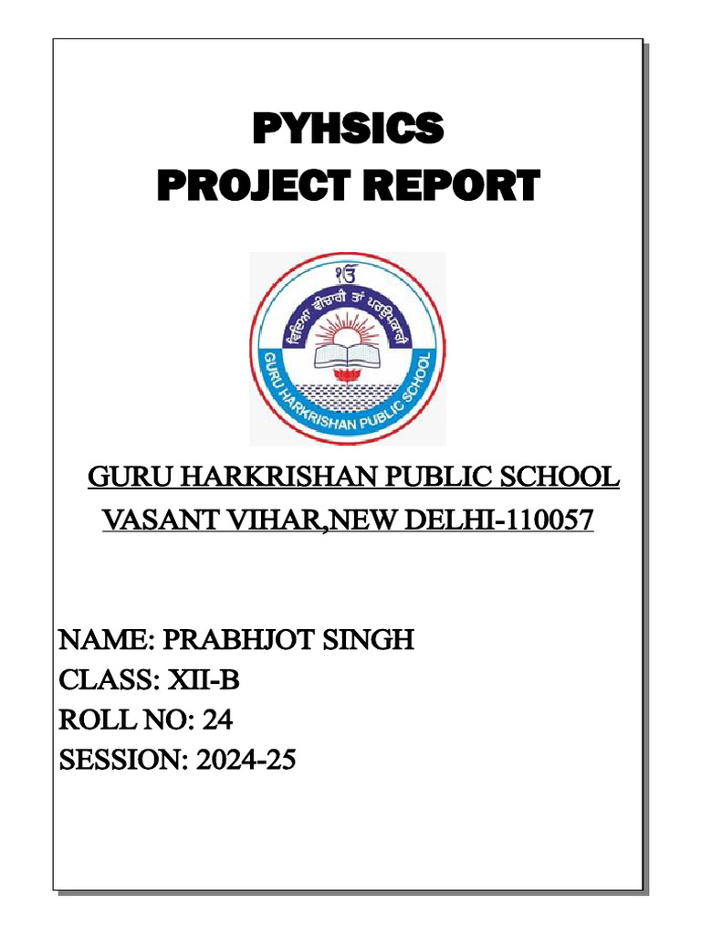 Physics Report | PDF | Rectifier | Direct Current