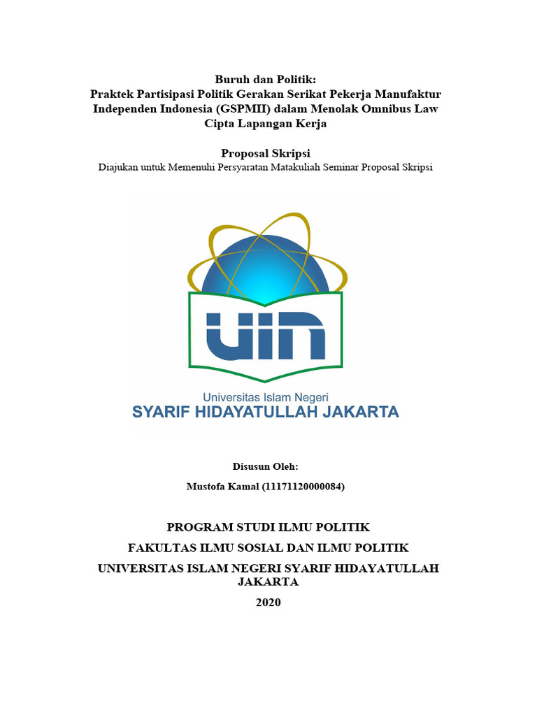 7C Mustofa Kamal Semprop Revisi | PDF | Politik | Ilmu Sosial