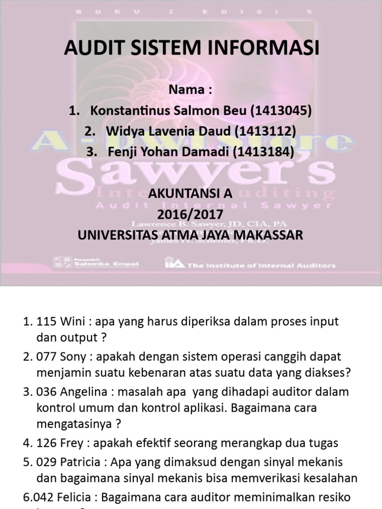 Audit Sistem Informasi | PDF