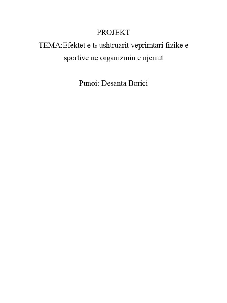 Projekt Xhulio | PDF