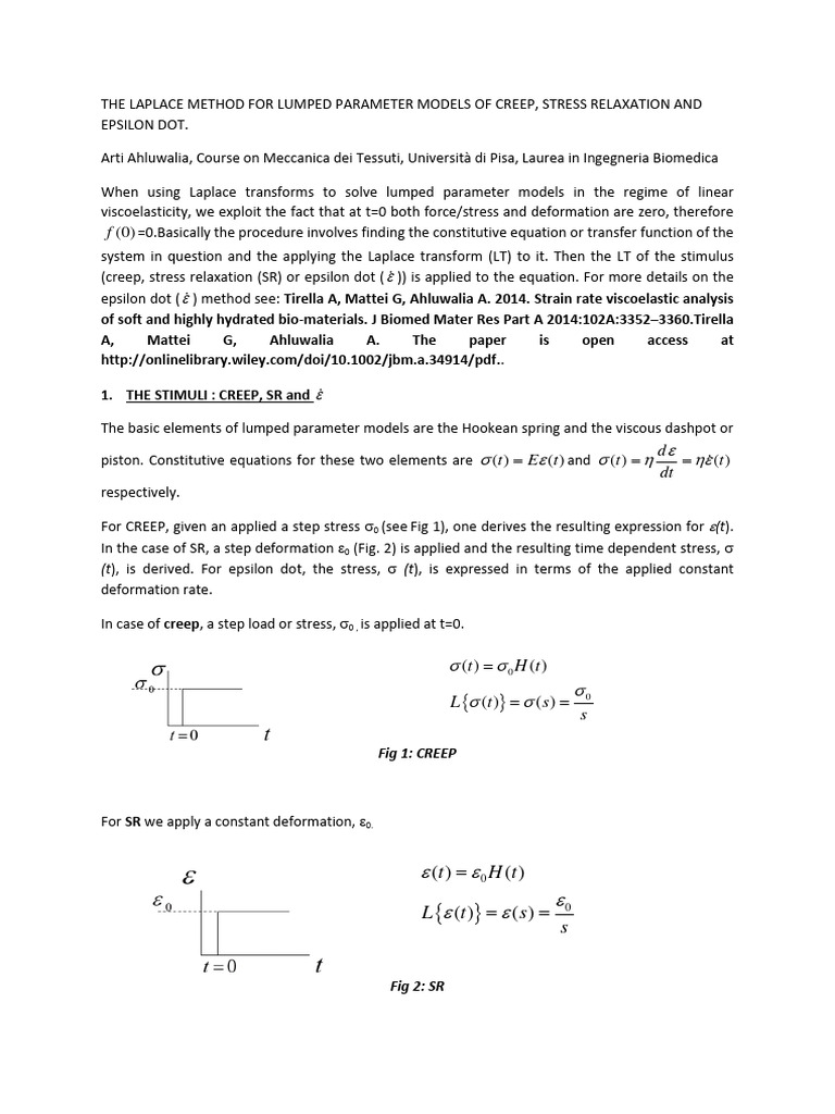 Viscoelasticity | PDF | Viscoelasticity | Creep (Deformation)