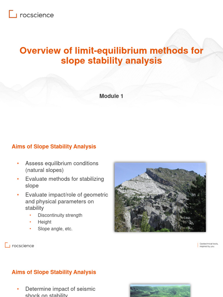 1 - Overview of Limit-Equilibrium Methods 2D and 3D | PDF | Applied And ...