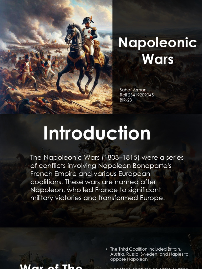 Napoleonic Wars | PDF | Napoleon | First French Empire