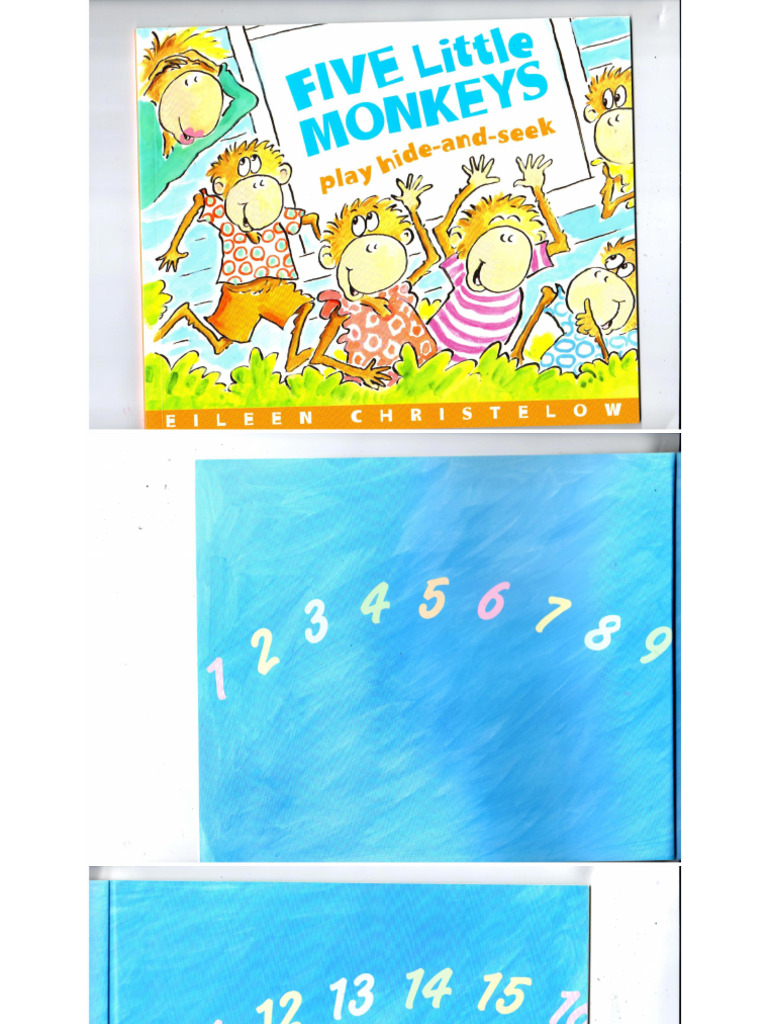 Five Little Monkeys Play Hide and Seek | PDF