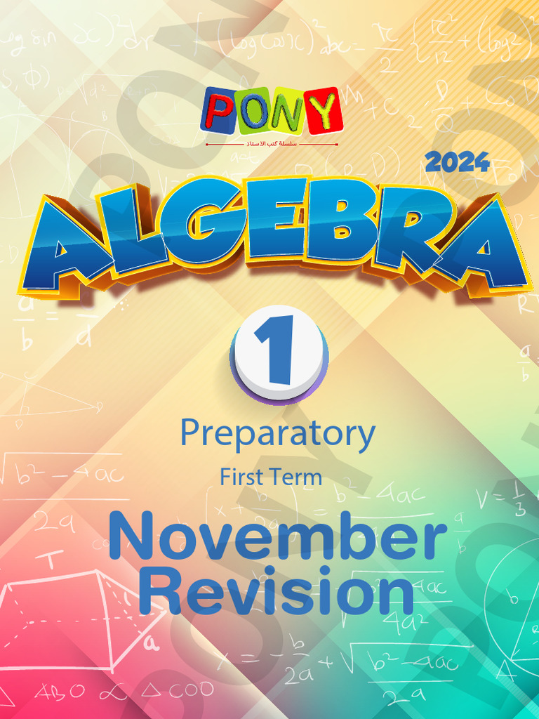 Algebra 1prep. November Revision | PDF | Algebra | Mathematical Analysis