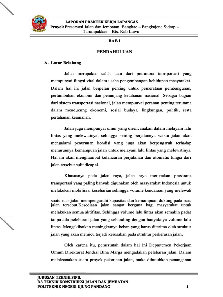 PDF Laporan PKL Revisi - Compress | PDF