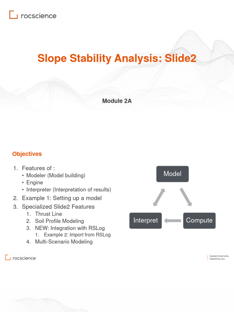 2A - Slope Stability Analysis Slide2 | PDF | Fracture | Applied And ...