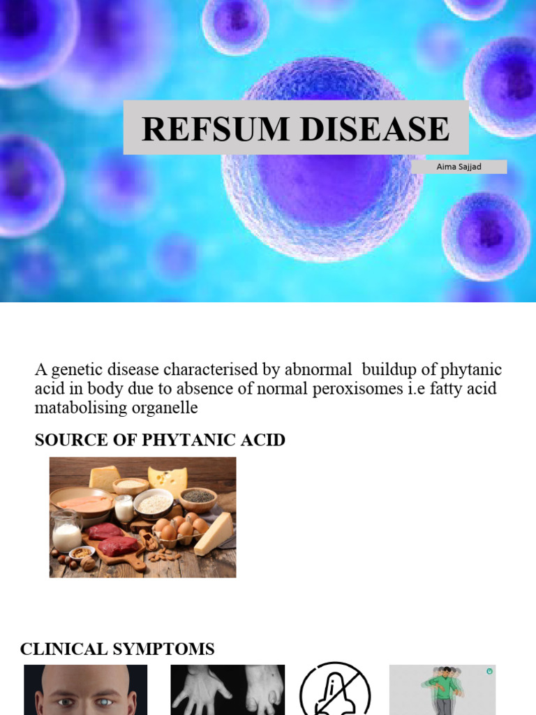 Refsum Disease Presentation | PDF