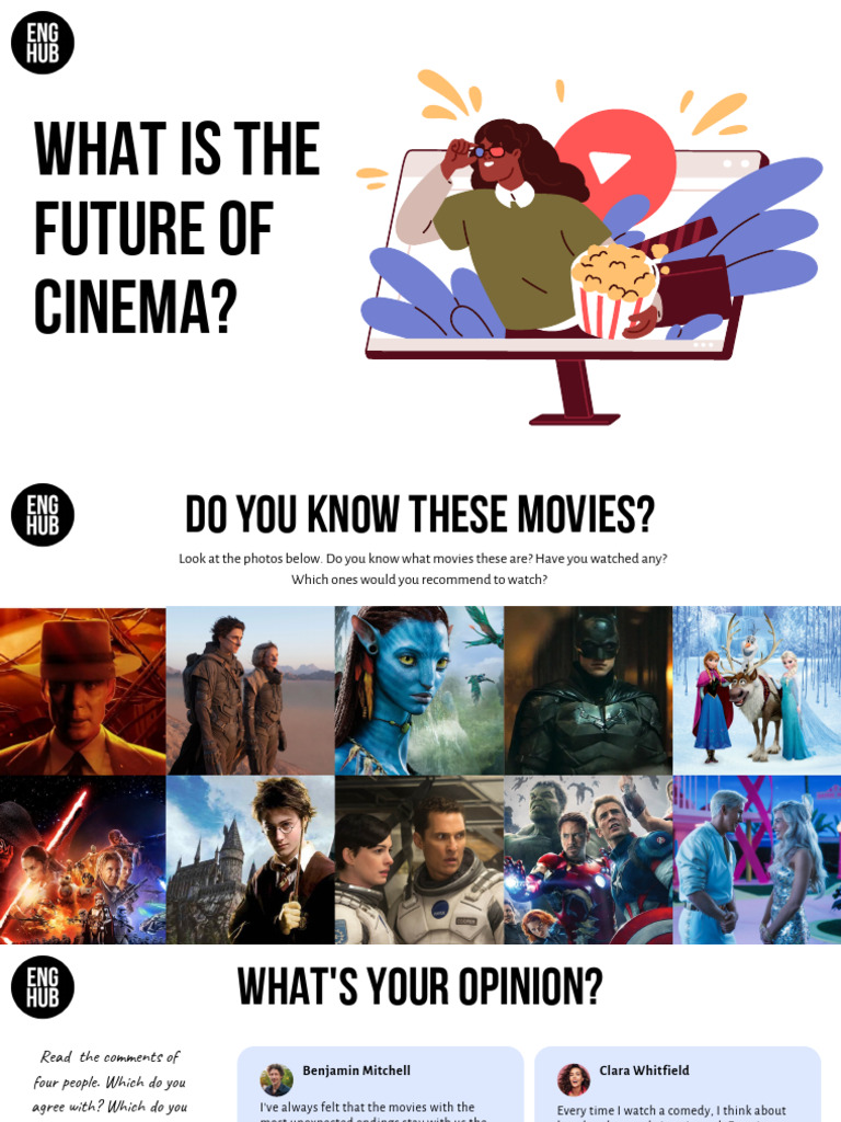 B1 What Is The Future of Cinema SV | PDF | Movie Theater | Screenplay