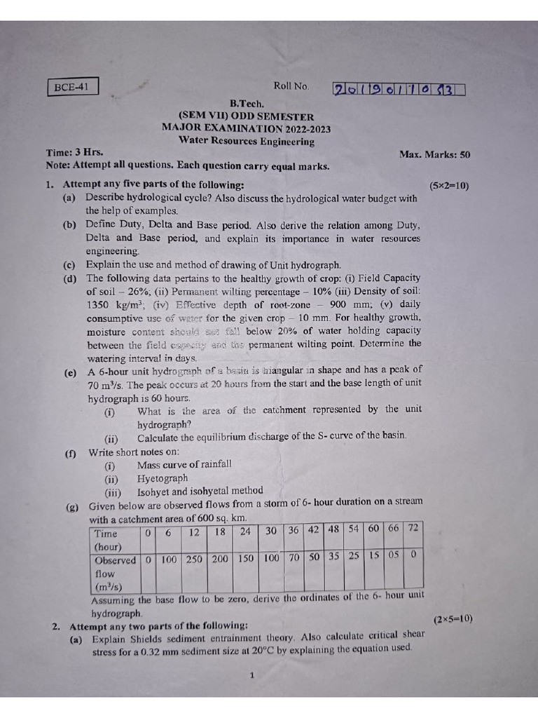 Wre Pyq 2022-23 | PDF