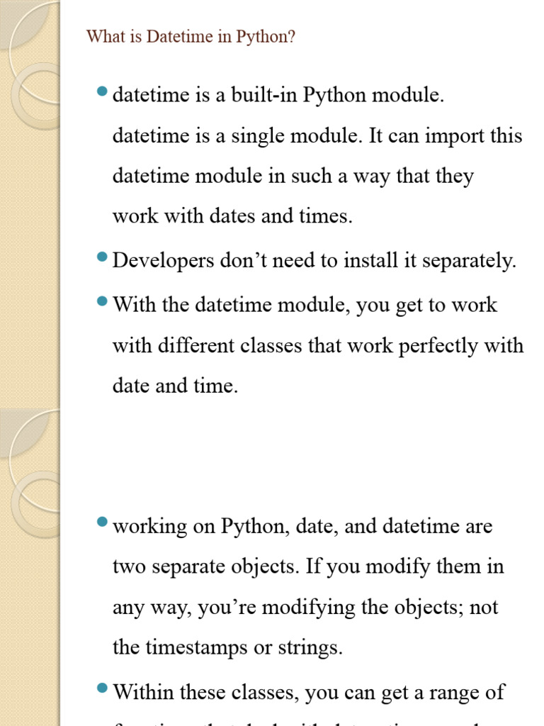 Date and Time | PDF | Computer Programming | Programming Paradigms