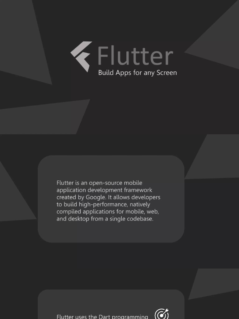 Flutter Presentation | PDF