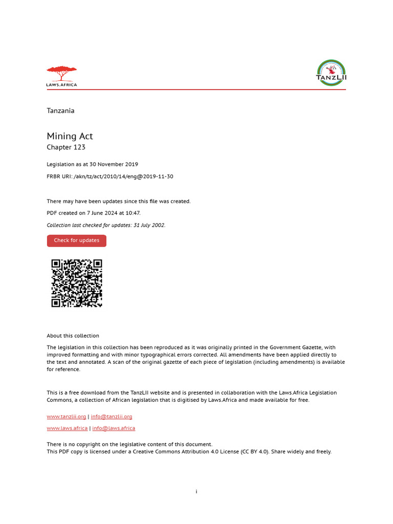 Mining Act Pdf Gemstone Metals