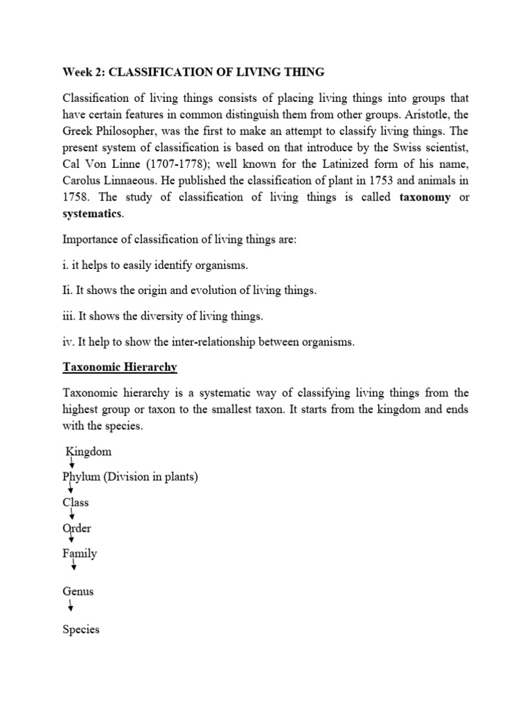 Lesson 2 clasification | PDF | Taxonomy (Biology) | Virus
