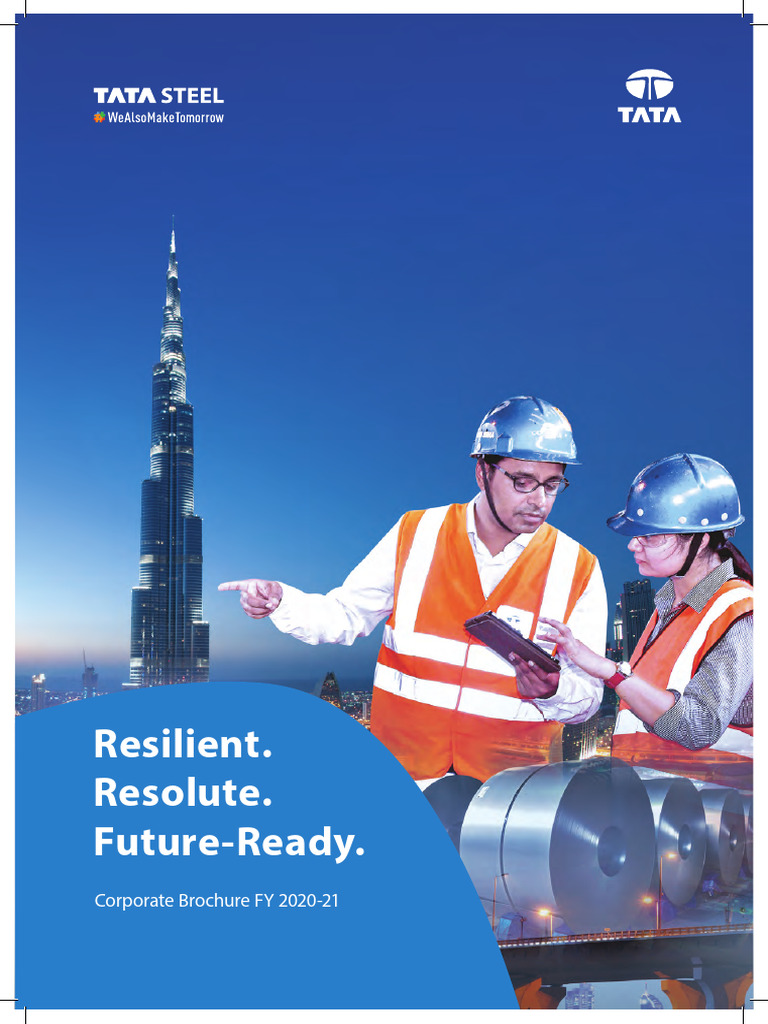 Tata Steel Corporate Brochure 2020 21 | PDF | Steel