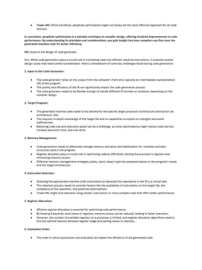 Compiler Design (All Modules) - 28 | PDF | Program Optimization | Compiler