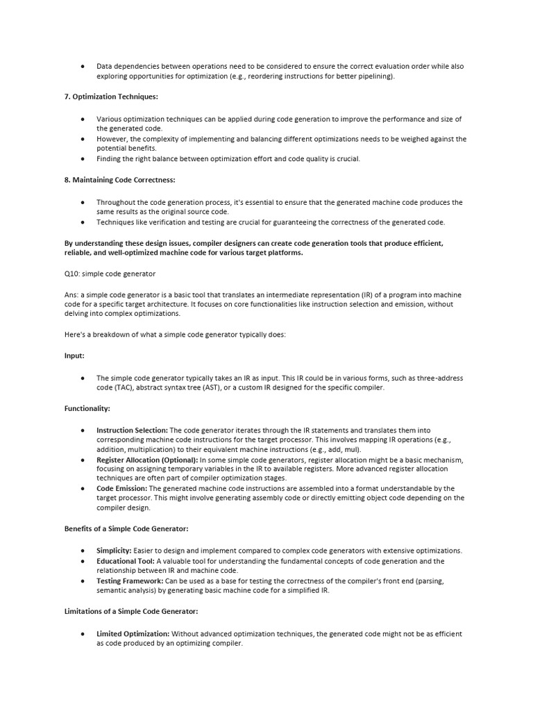 Compiler Design (All Modules) - 29 | PDF | Compiler | Program Optimization