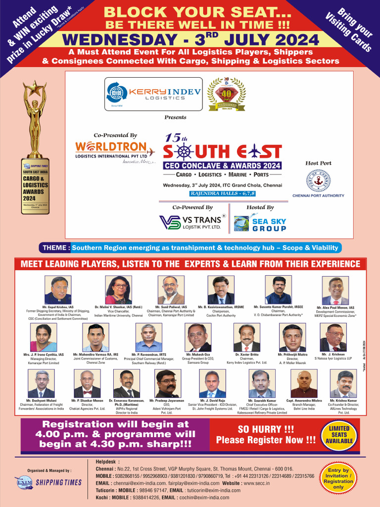 SECC 2024 Speaker Advt | PDF