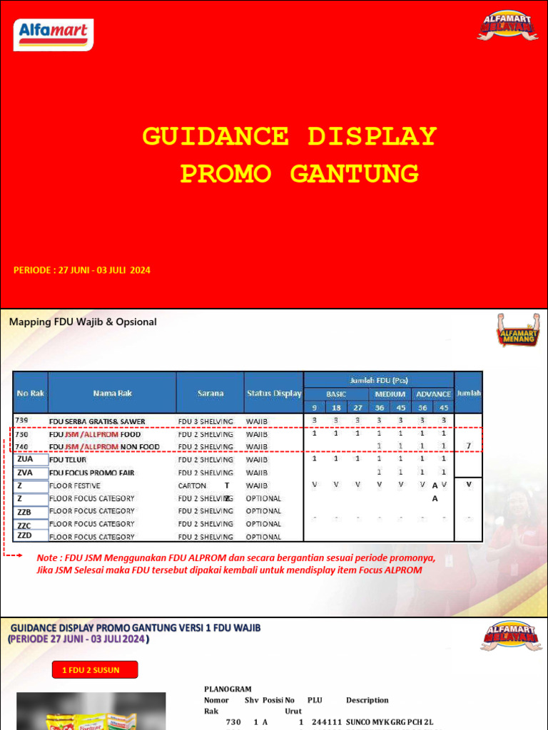 Guidance Promo Gantung Periode 27 Juni - 3 Juli 2024 - Dany Antovany | PDF